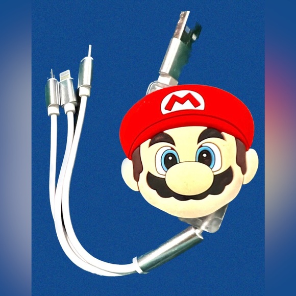 Cell Phones & Accessories | New Super Mario Bros 3 In 1 Charging Cable ...